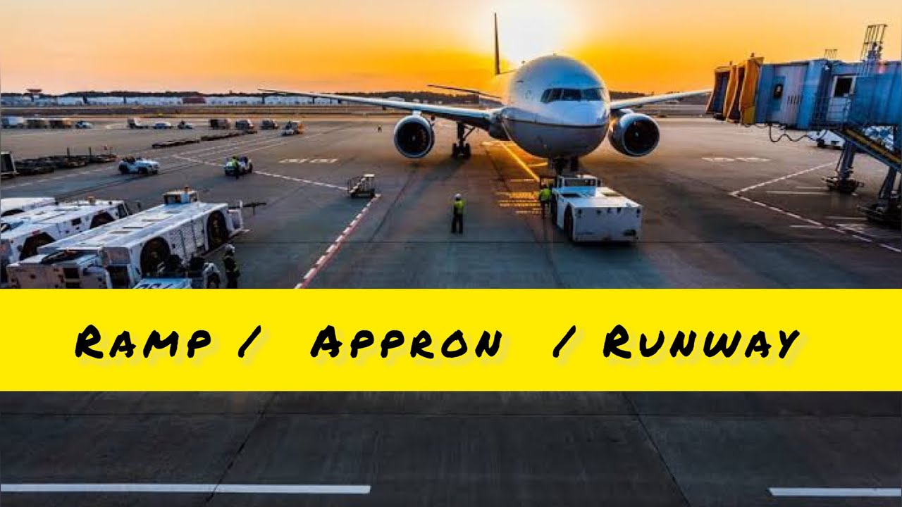 what is apron? | what is runway? | what is taxiway? - YouTube