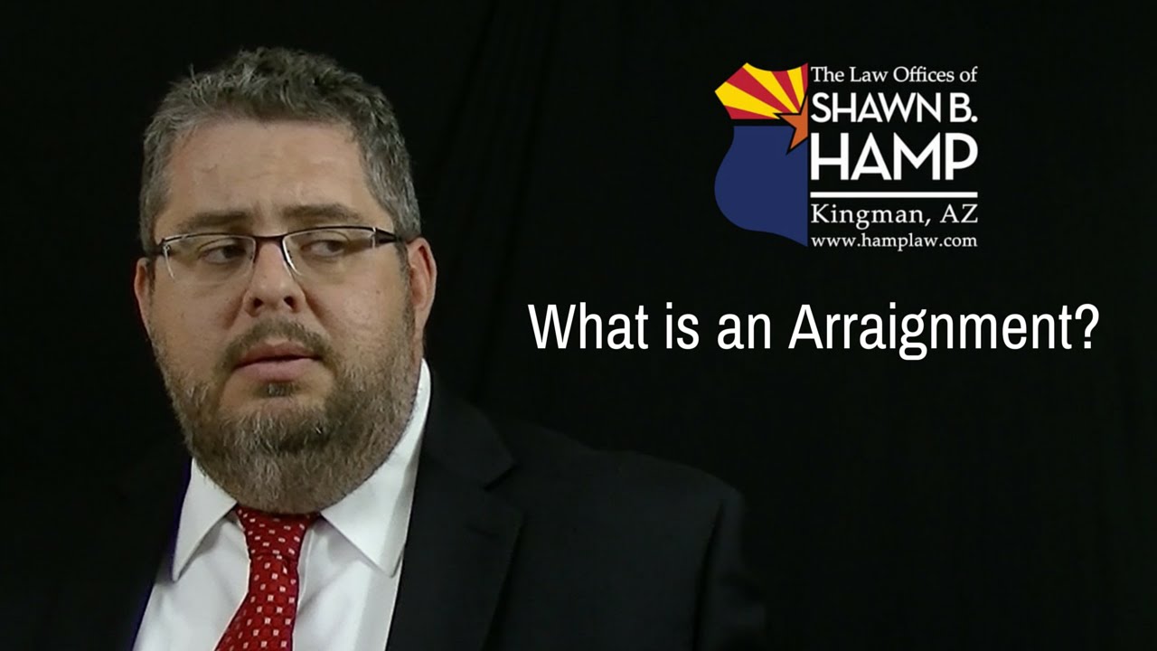 What is an Arraignment? - YouTube