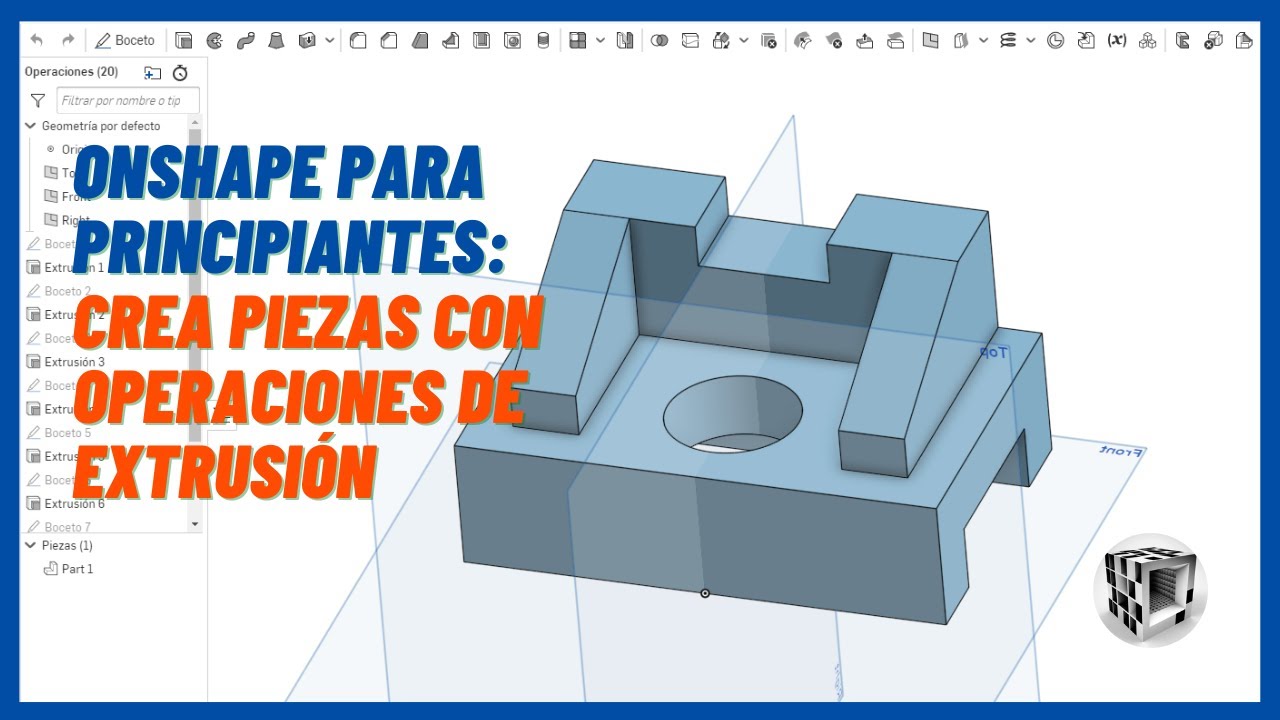 🔧 Cómo Diseñar Piezas Simples en Onshape para Principiantes sin ...
