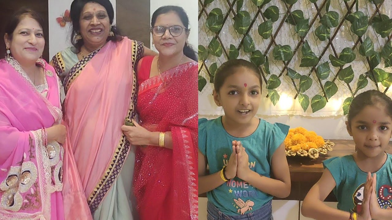 Navratri Kanya Poojan | Happy Dasara | Marathi Vlog.,. - YouTube