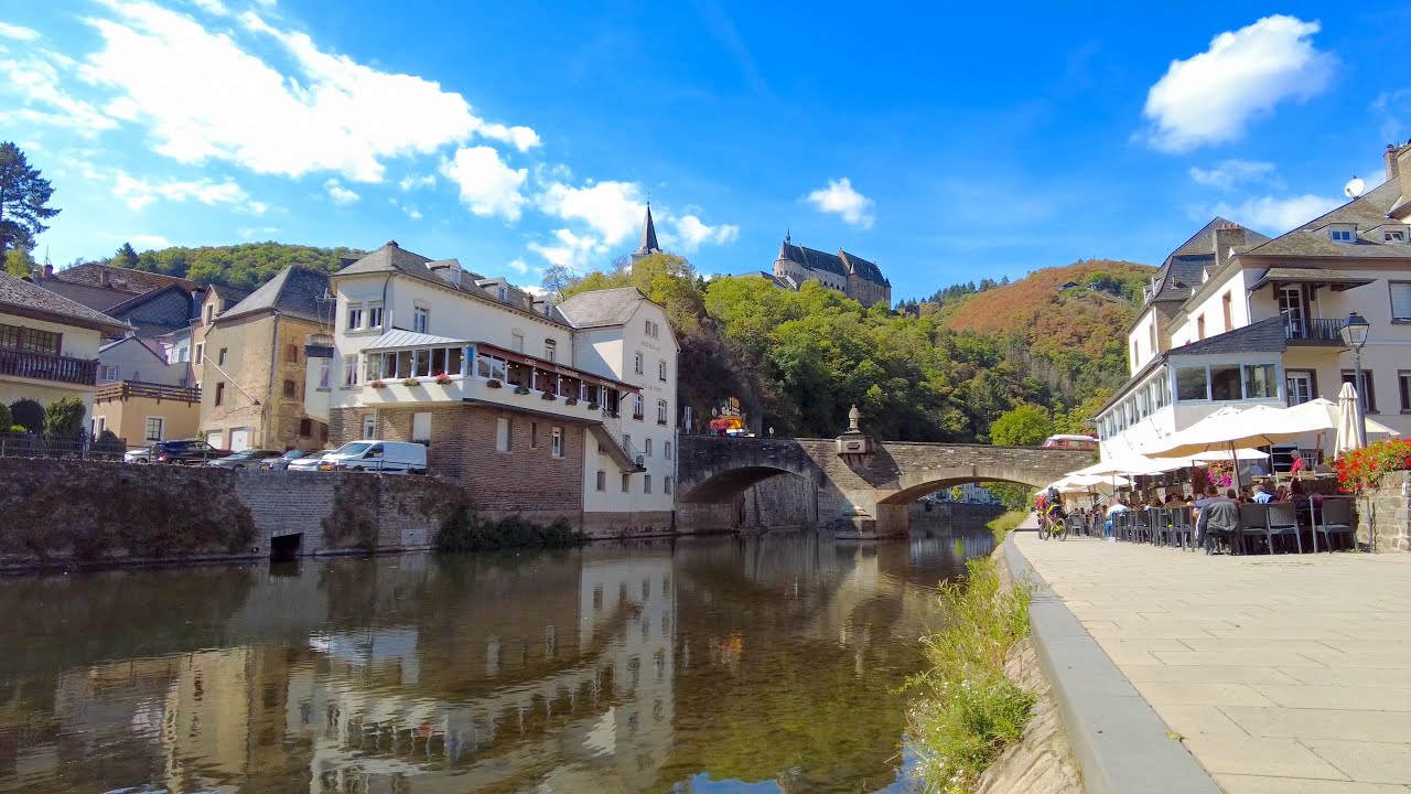 4K60 Castle Vianden, Luxembourg walking tour 2022 - working MEDIEVAL ...