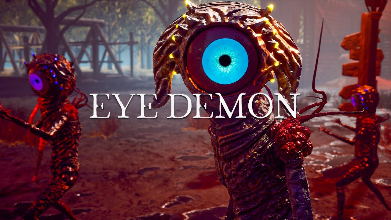 Eye Demon Character Preview - YouTube