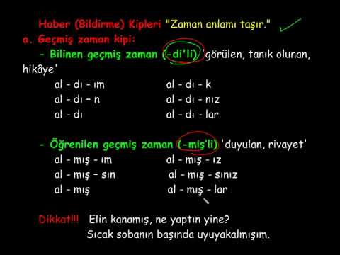 HABER-BİLDİRME KİPLER