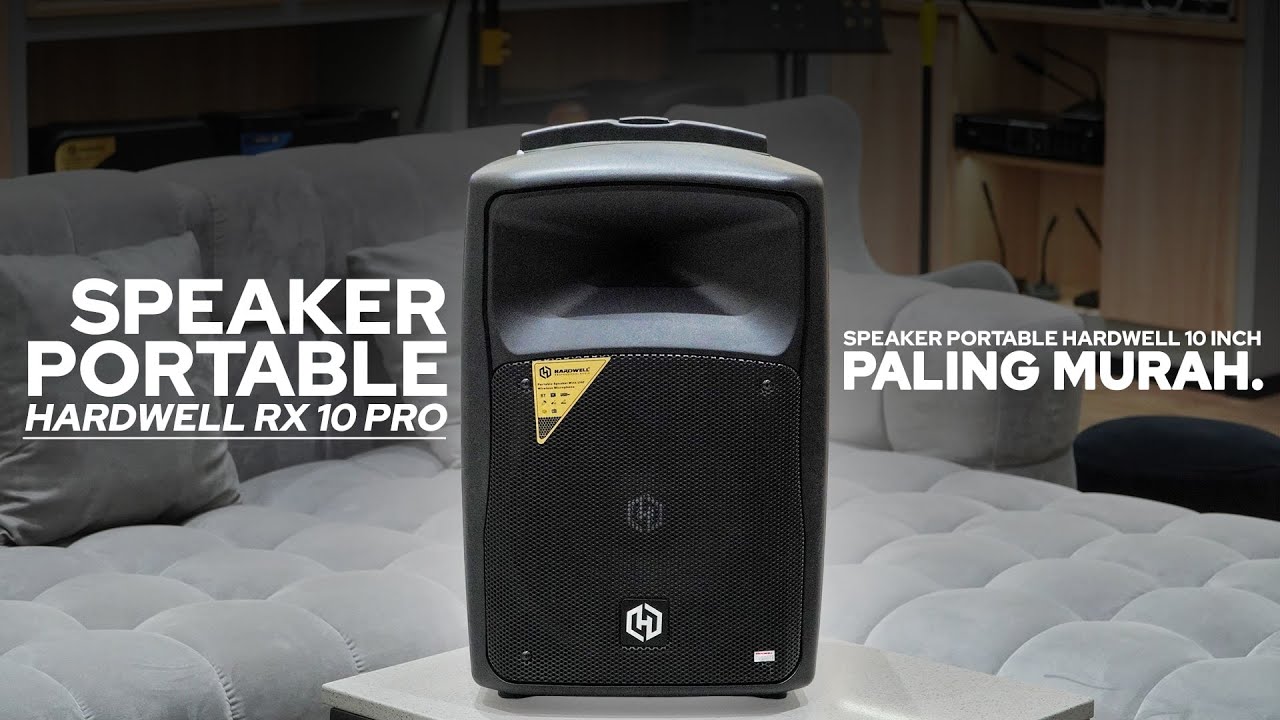 SPEAKER PORTABLE HARDWELL 10 INCH PALING MURAH‼️ | HARDWELL RX-10 PRO ...