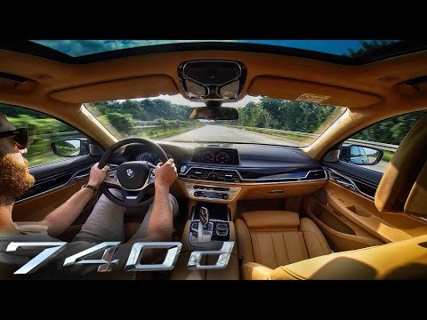 BMW 7 Series G11 740d AutoBahn TOP SPEED & ACCELERATION 0-250 km/h