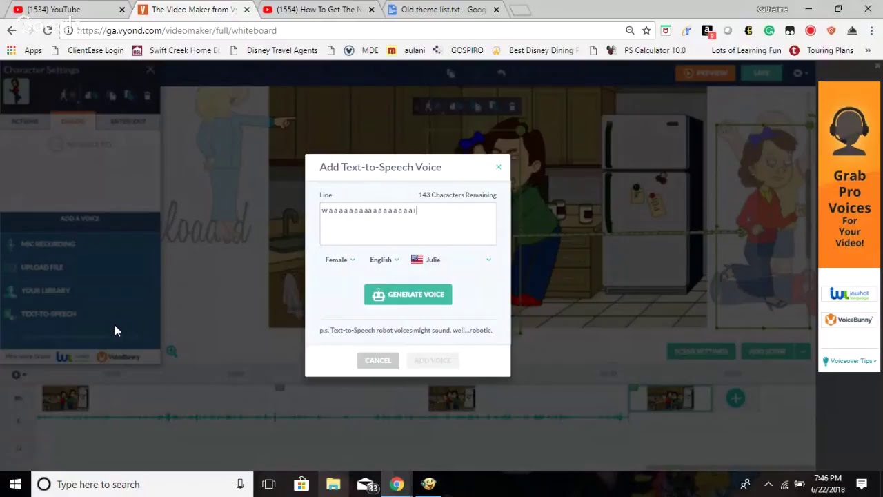 Making A GoANimate Video Live - YouTube