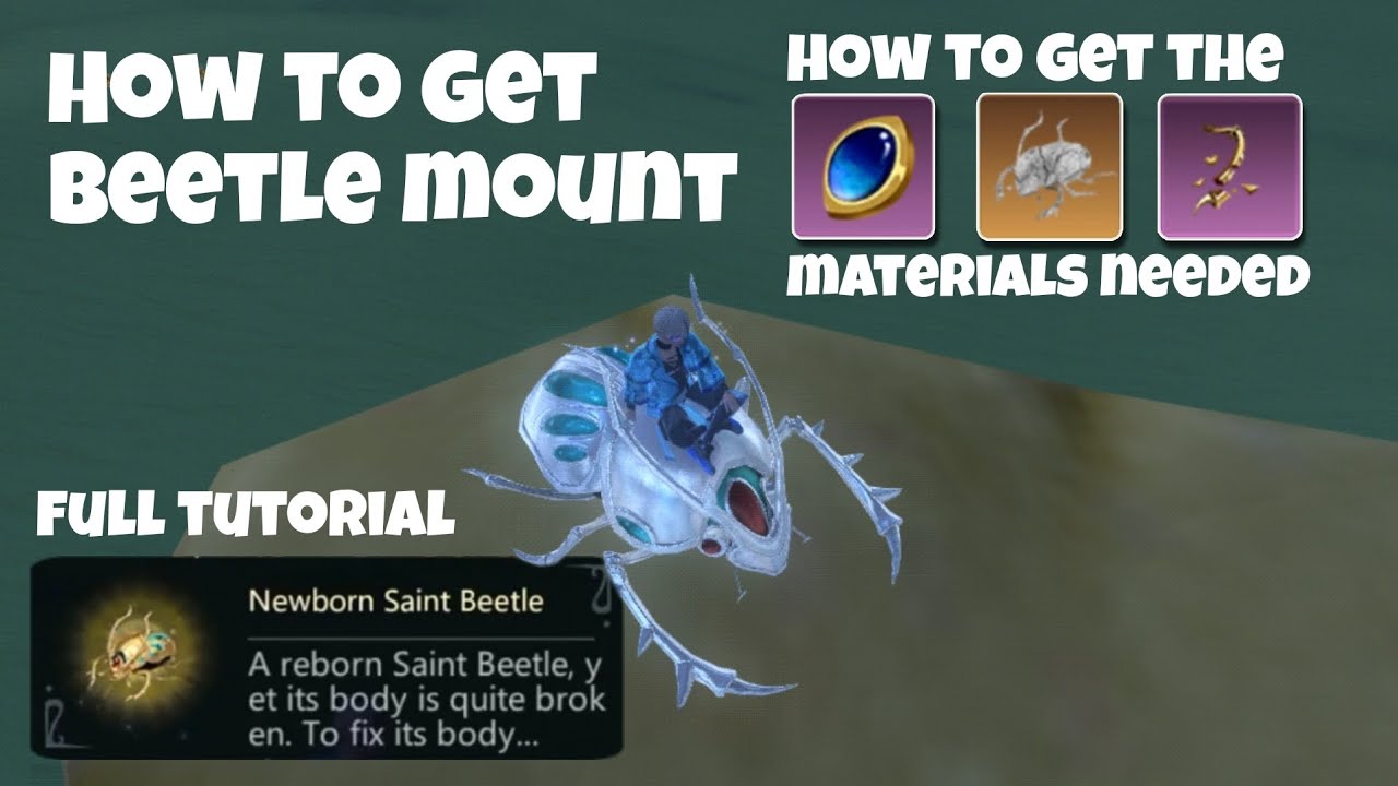Utopia Origin: How To Get Beetle Mount | Full Tutorial | Materials ...