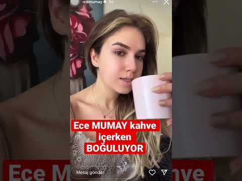 Ece MUMAY kahve içerken BOĞULUYO! #shortsvideo #short #shorts #