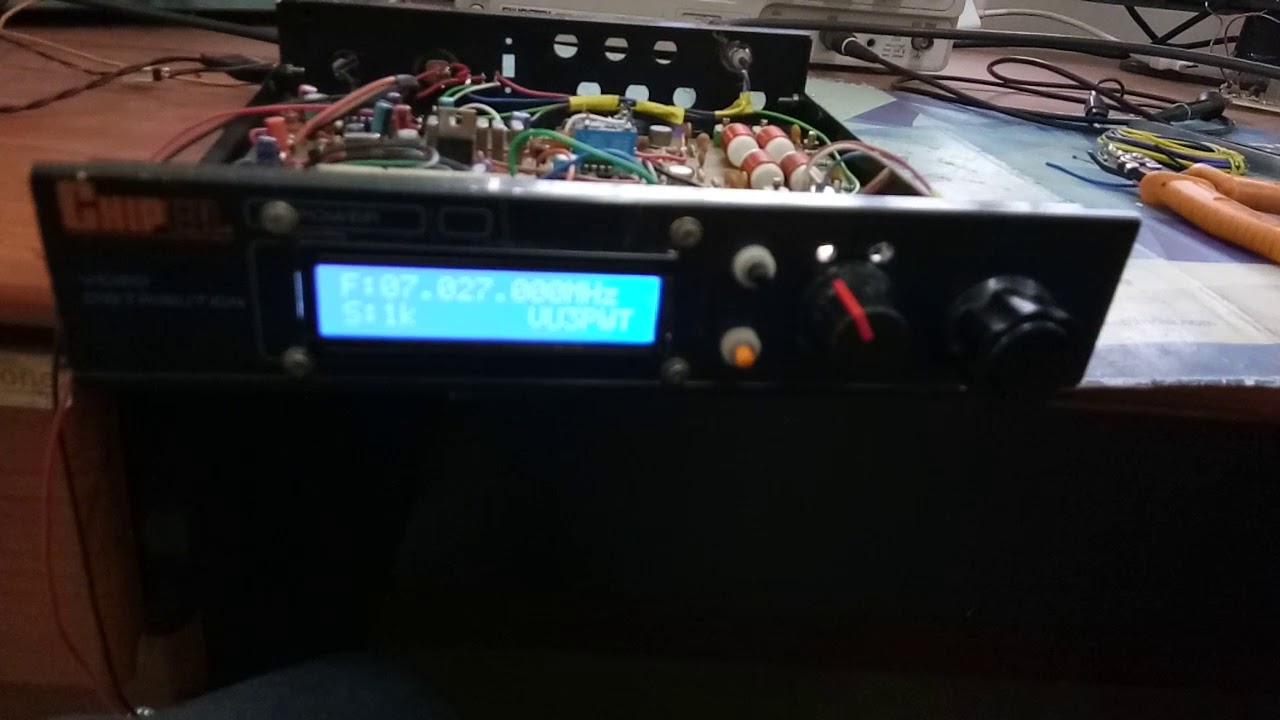 Ne602 based 40 m transceiver - YouTube