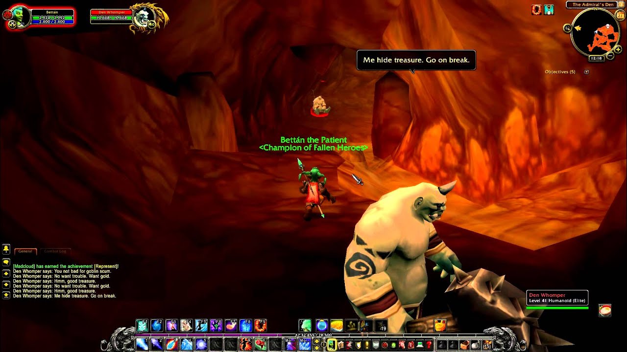 Two-Tusk takedown quest wow HD - YouTube