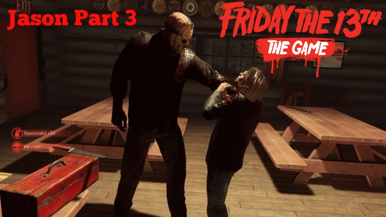 Friday The 13th The Game - Gameplay - Jason Part 3 - YouTube