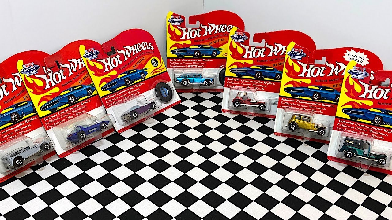 Opening Vintage Collection Hot Wheels Models - YouTube