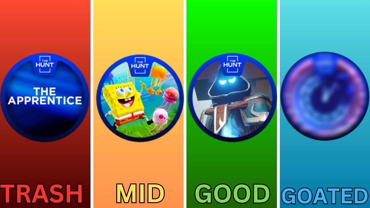 RANKING EVERY THE HUNT BADGES IN ONE VIDEO (Roblox The Hunt: First ...