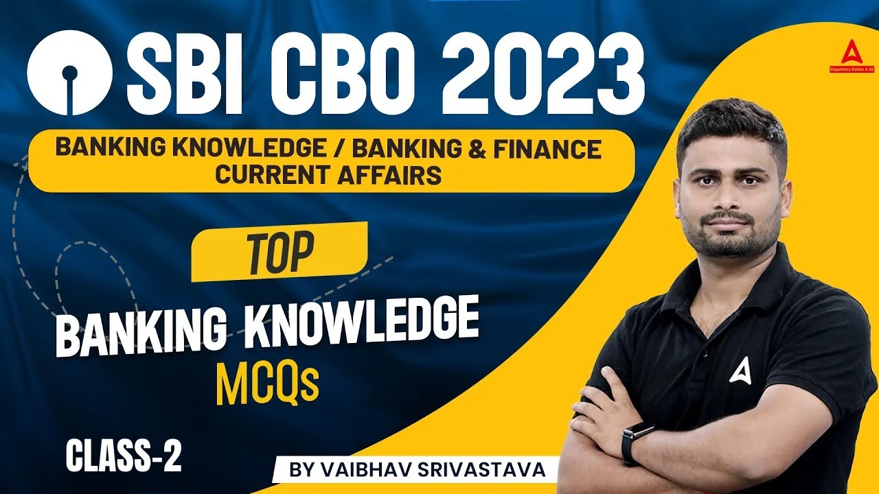 Top Banking Knowledge MCQs #2 | SBI CBO 2023 | By Vaibhav Srivastava - YouTube