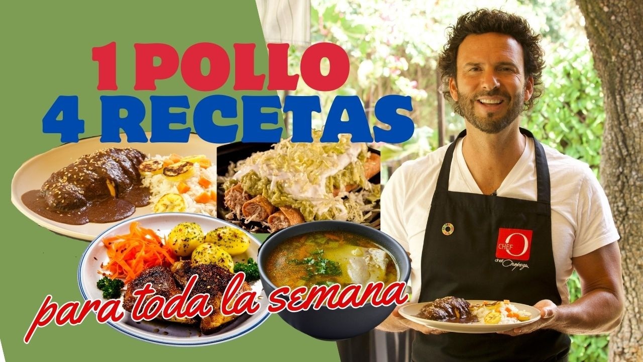 Cómo aprovechar un Pollo - ¡Te Reto! Recetas usando TODAS las Partes ...
