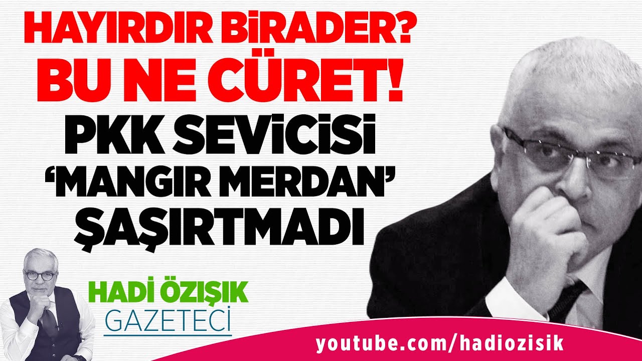 MERDAN YANARDAĞ ŞİMDİ DE ÖCALAN SEVİCİLİĞİNE BAŞLADI! BU NE CÜRRET, BU ...