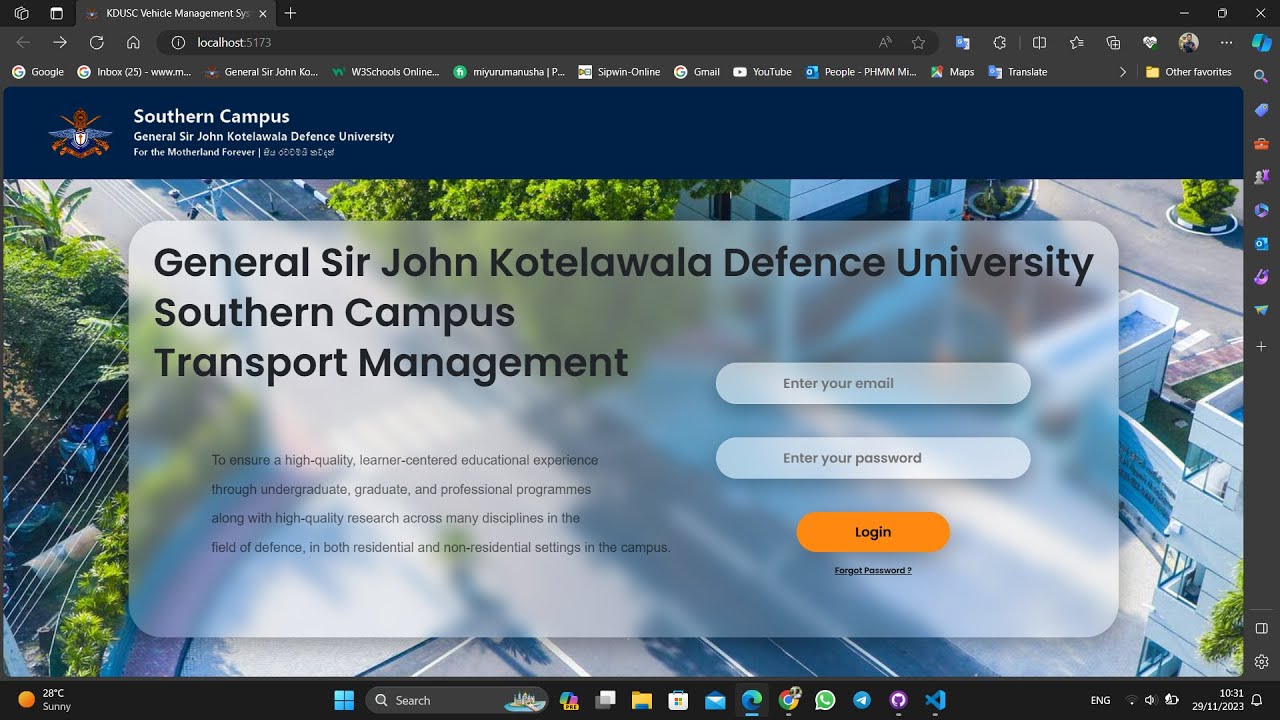 KDUSC Transport Management System - YouTube