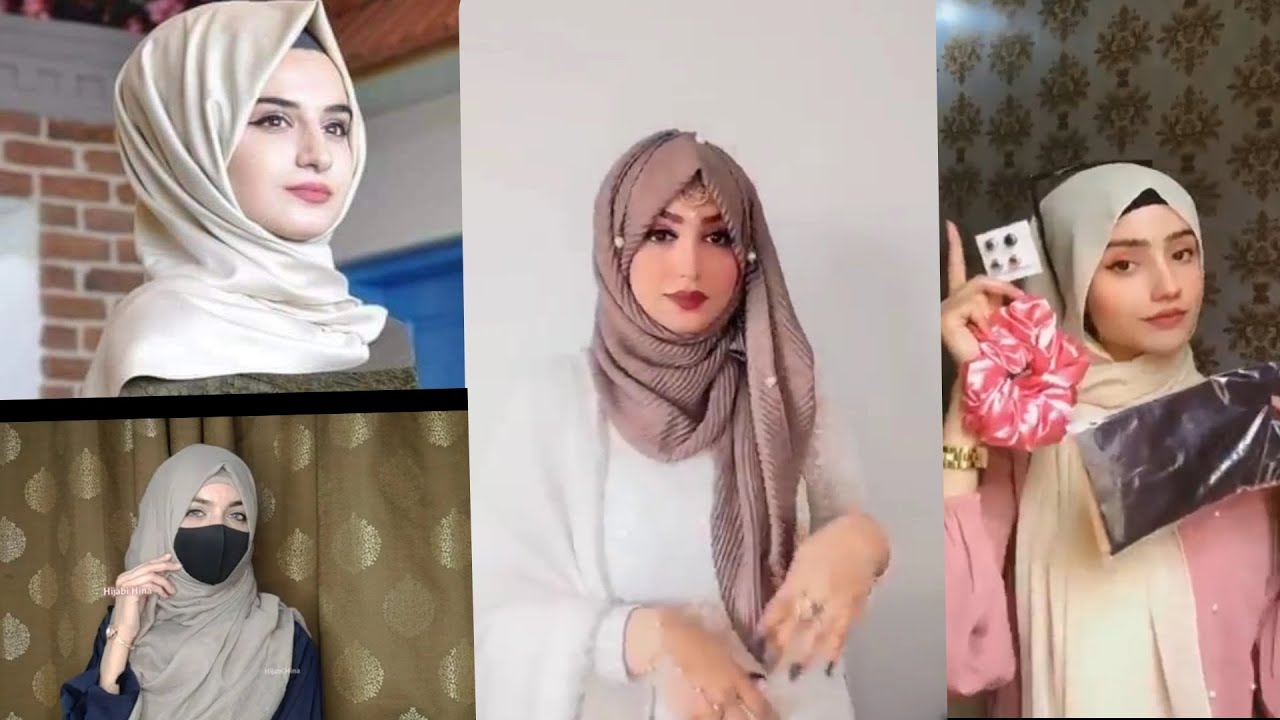 without_inner_cap_summer__Hijab_tutoial__ 2 minutes || stylish hijab ...
