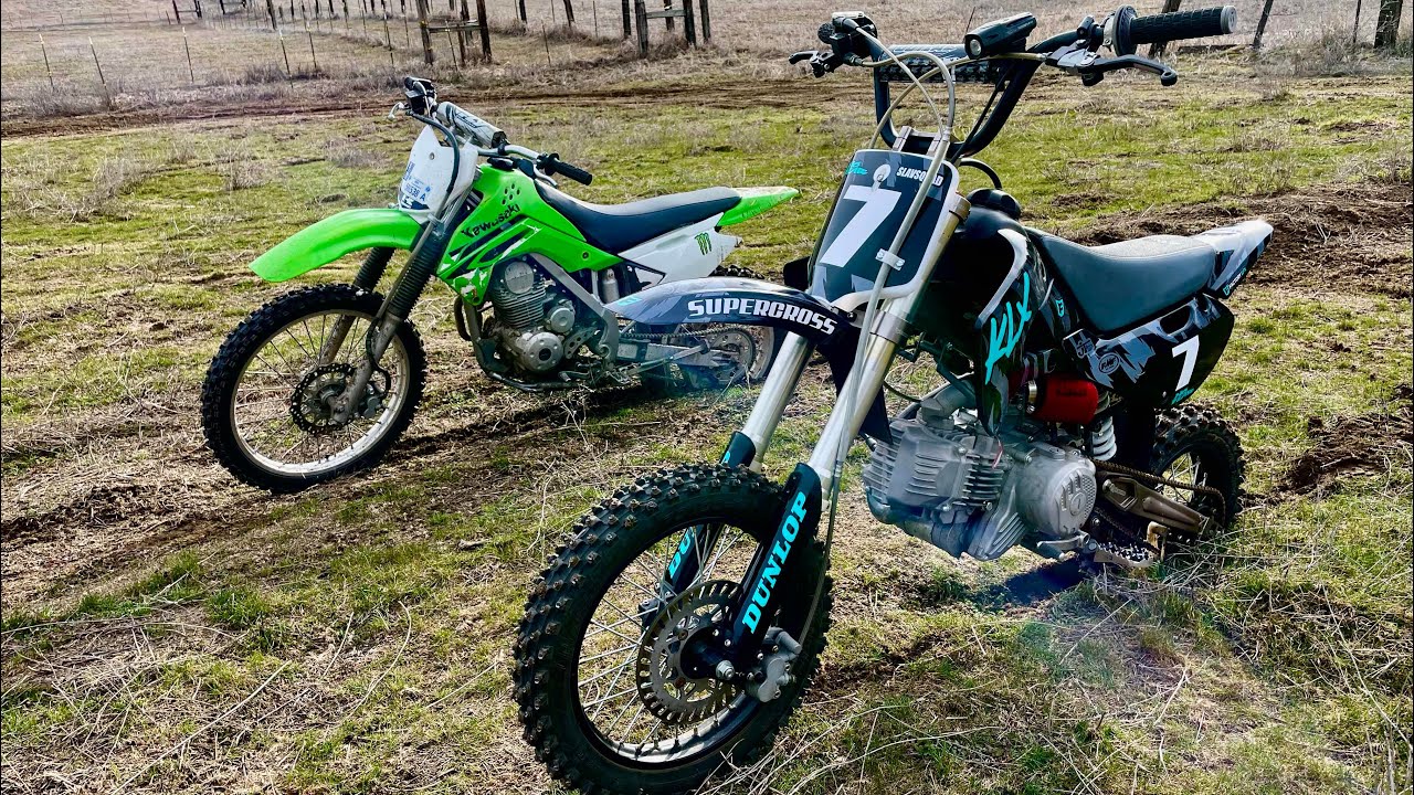 Pitster Pro X4 190cc Project is a RIPPER! Piranha YX190cc Vs KLX 140cc ...