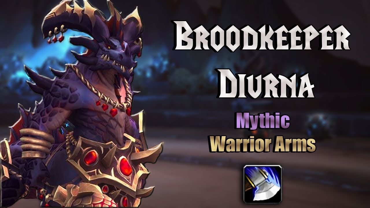 Warrior Arms POV || BROODKEEPER DIURNA MYTHIC (Dragonflight) 10.0.5 ...