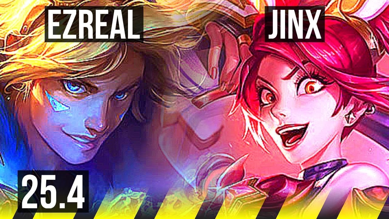 EZREAL & Lux vs JINX & Lulu (ADC) | 7/2/11 | KR Master | 25.4 - YouTube