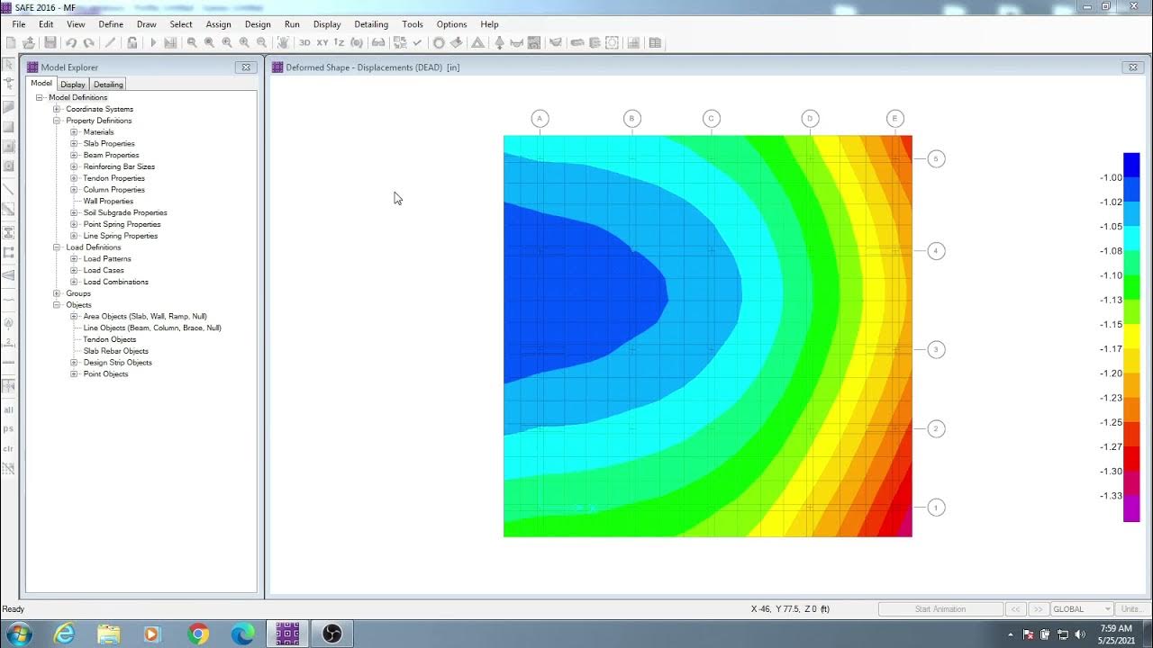 csi safe 2016 tutorials bangla | Uplift Check of MAT Foundation or raft footing Design- SOCE BD ...
