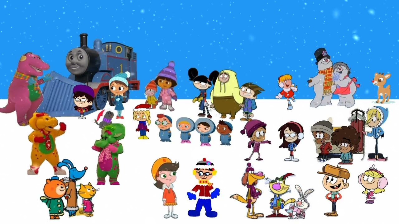 Jc & his friends out in the snow - YouTube