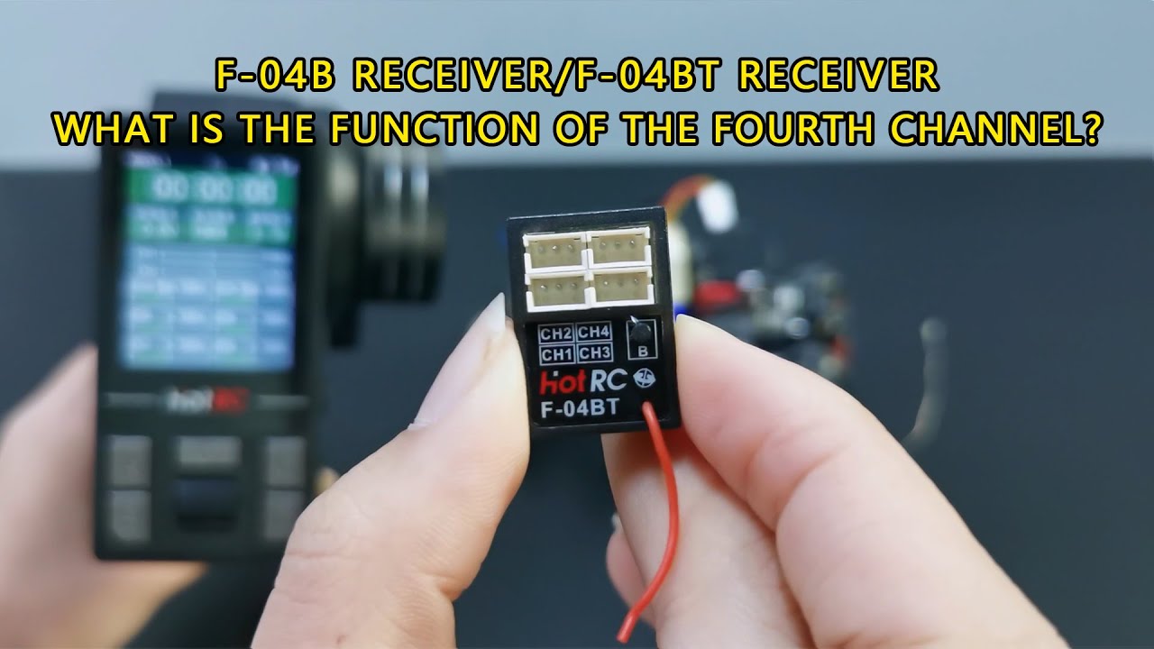 What is the use of CH4 of the F-04B receiver? - YouTube