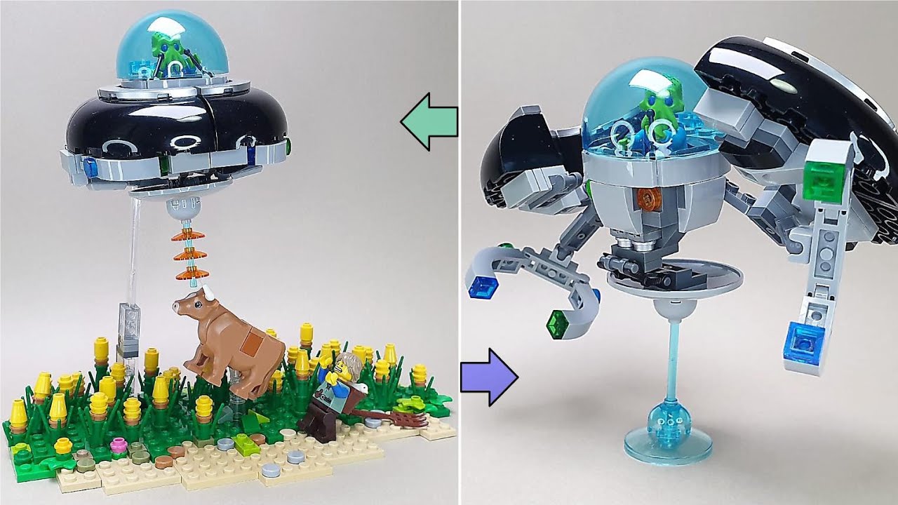 LEGO ufo transforming robot / 레고 UFO 변신 로봇 - YouTube