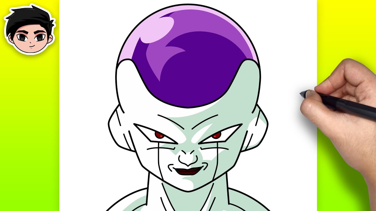 How to Draw FRIEZA from Dragon Ball | Easy Step-by-Step - YouTube