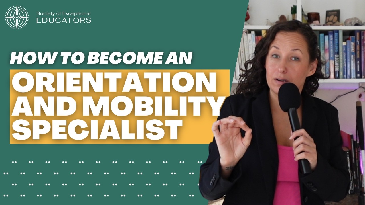 How to become an Orientation and Mobility Specialist? - YouTube