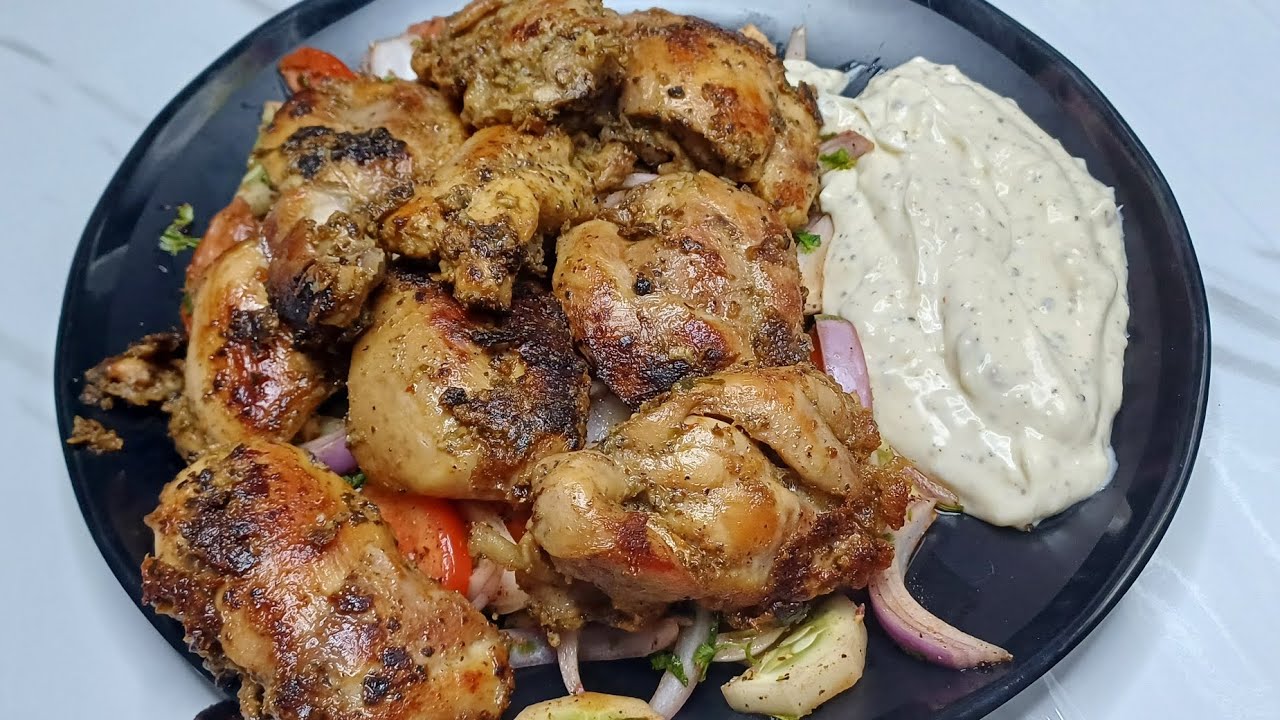 Lebanese Chicken Recipe | Lebanese Chicken Fry | How To Make Lebanese ...