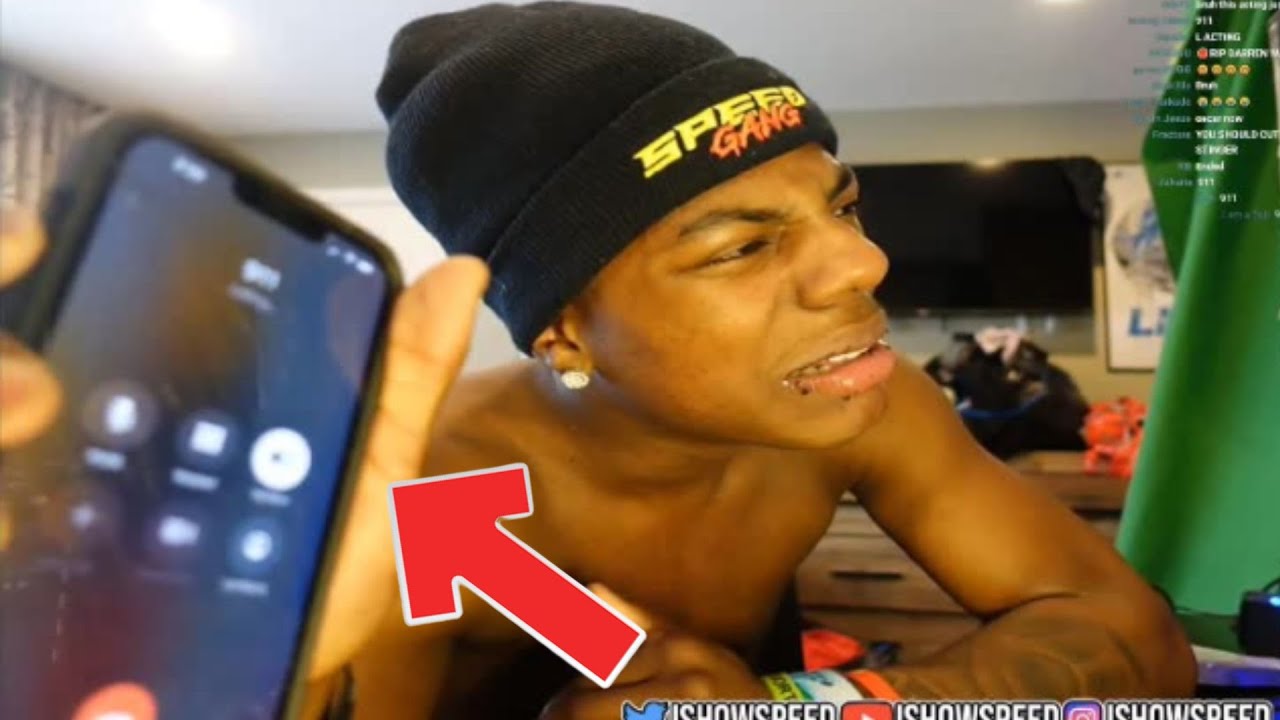 IShowSpeed *CALLS 911* after EATING a VENOMOUS BLACK SCORPION! - YouTube