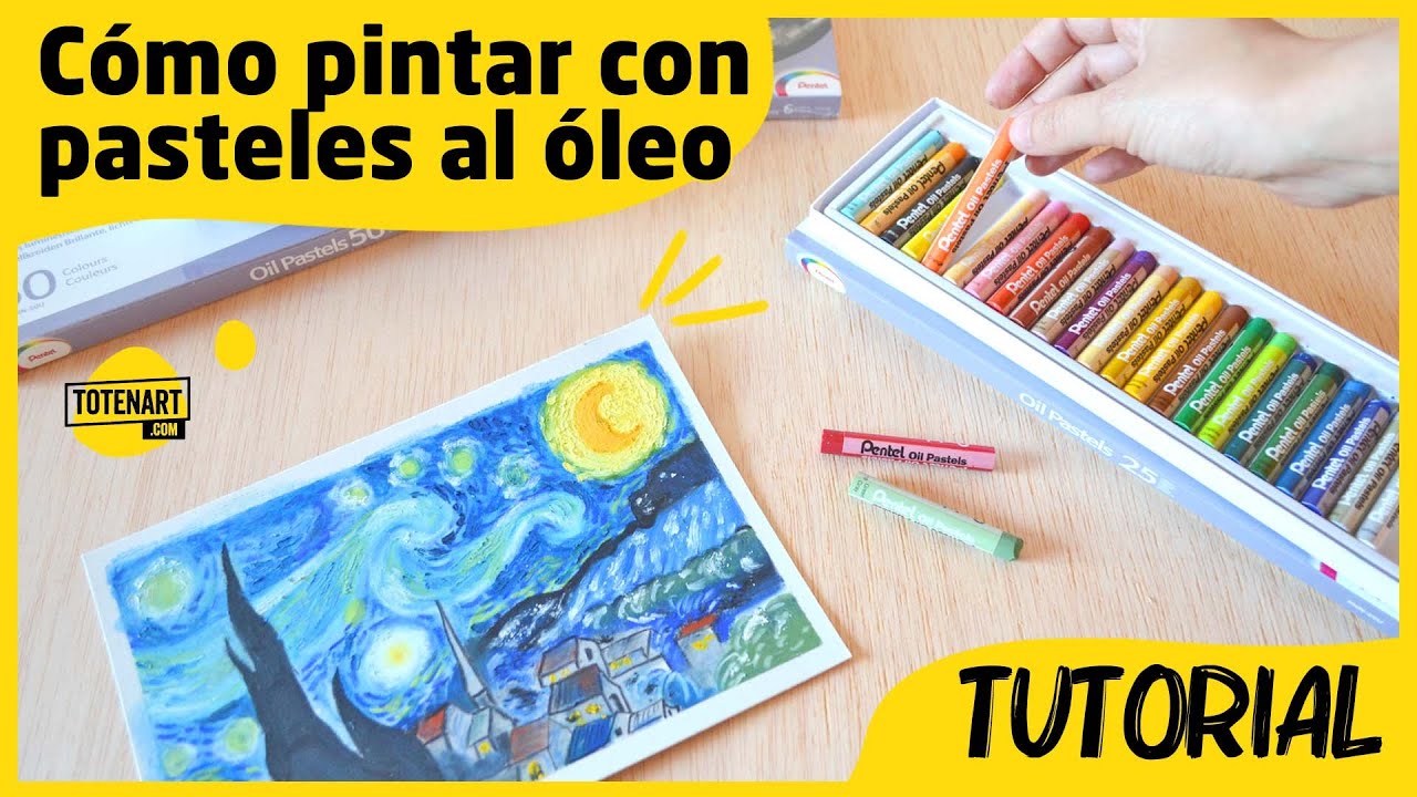Cómo usar pasteles al óleo 5 Técnicas de mezclado + TRUCO | totenart ...