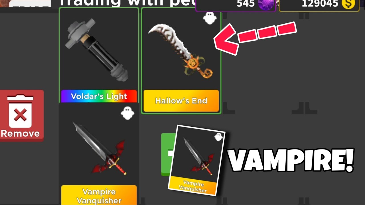 What people offer for Vampire vanquisher | Survive the killer - YouTube