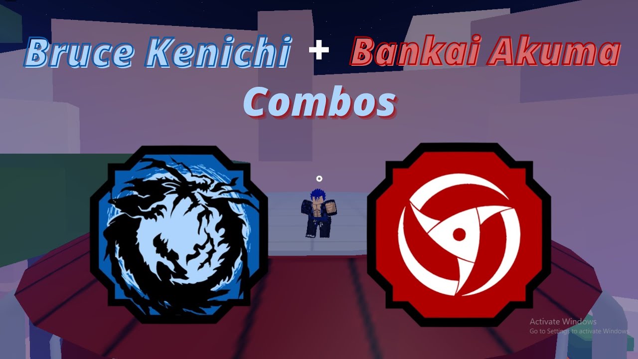 Bruce Kenichi and Bankai Akuma Combos, and 1v1s | Shindo Life - YouTube