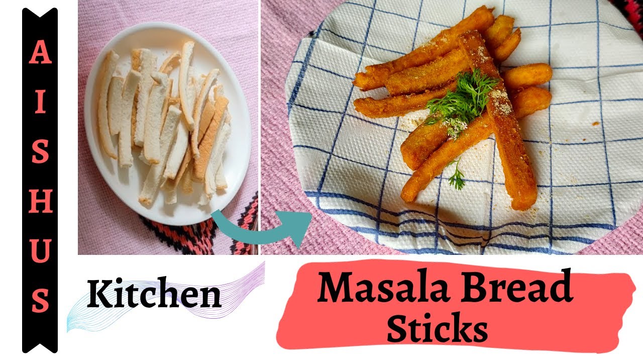 Masala Bread Sticks | Bread Sticks Recipe | How to make | Easy & Quick ...