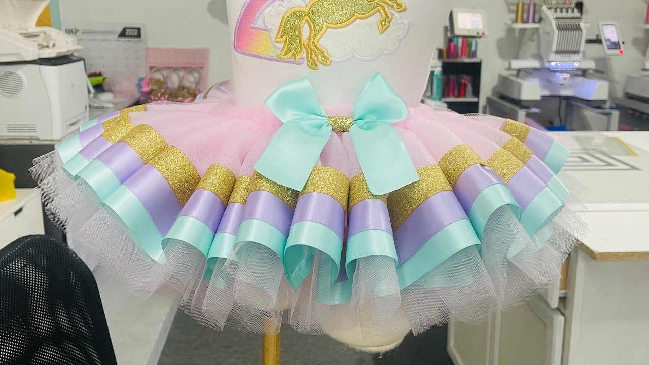 How I make This Tutu | Como Hacer Un Tutu - YouTube