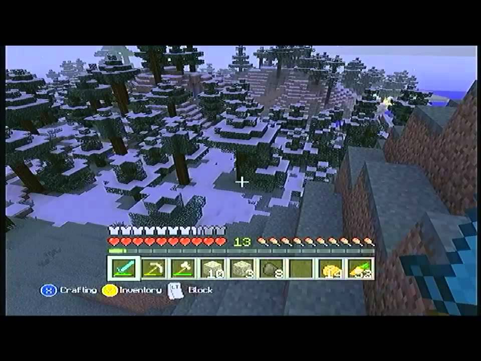 minecraft xbox 360 tu14 survival ep 3 we start to mine - YouTube