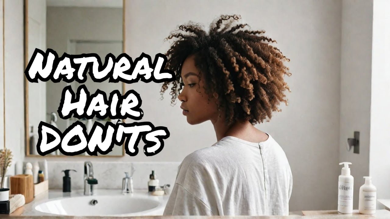 3 things to not do with your Natural Hair - Common natural hair ...
