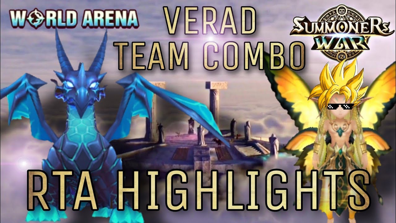 Verad Team Combo in World Arena (RTA) - Summoners War - YouTube