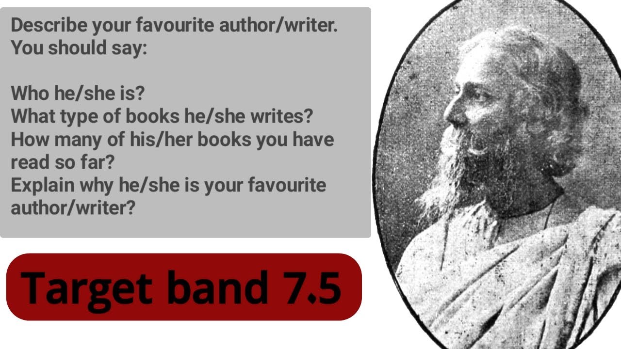 CueCard(02/100) : Describe your favourite author/writer - YouTube