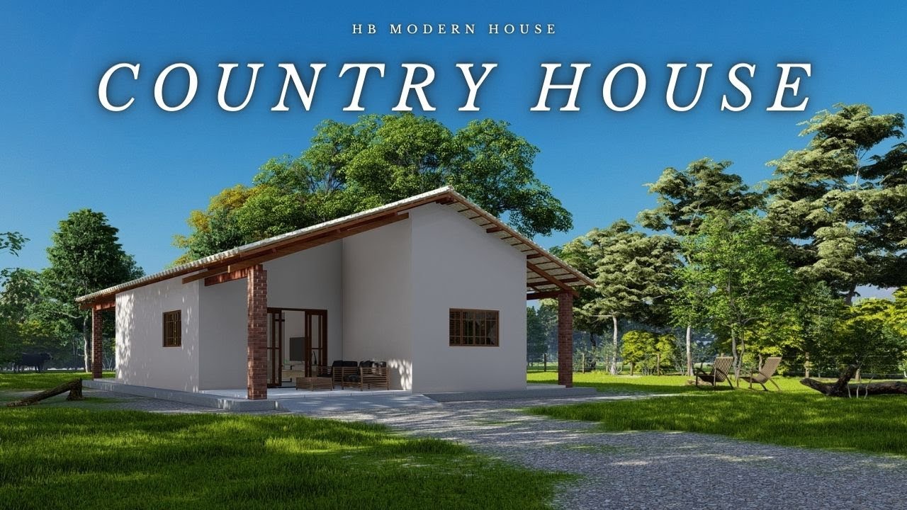 TRADITIONAL COUNTRY HOUSE | Simple country house with balcony - YouTube