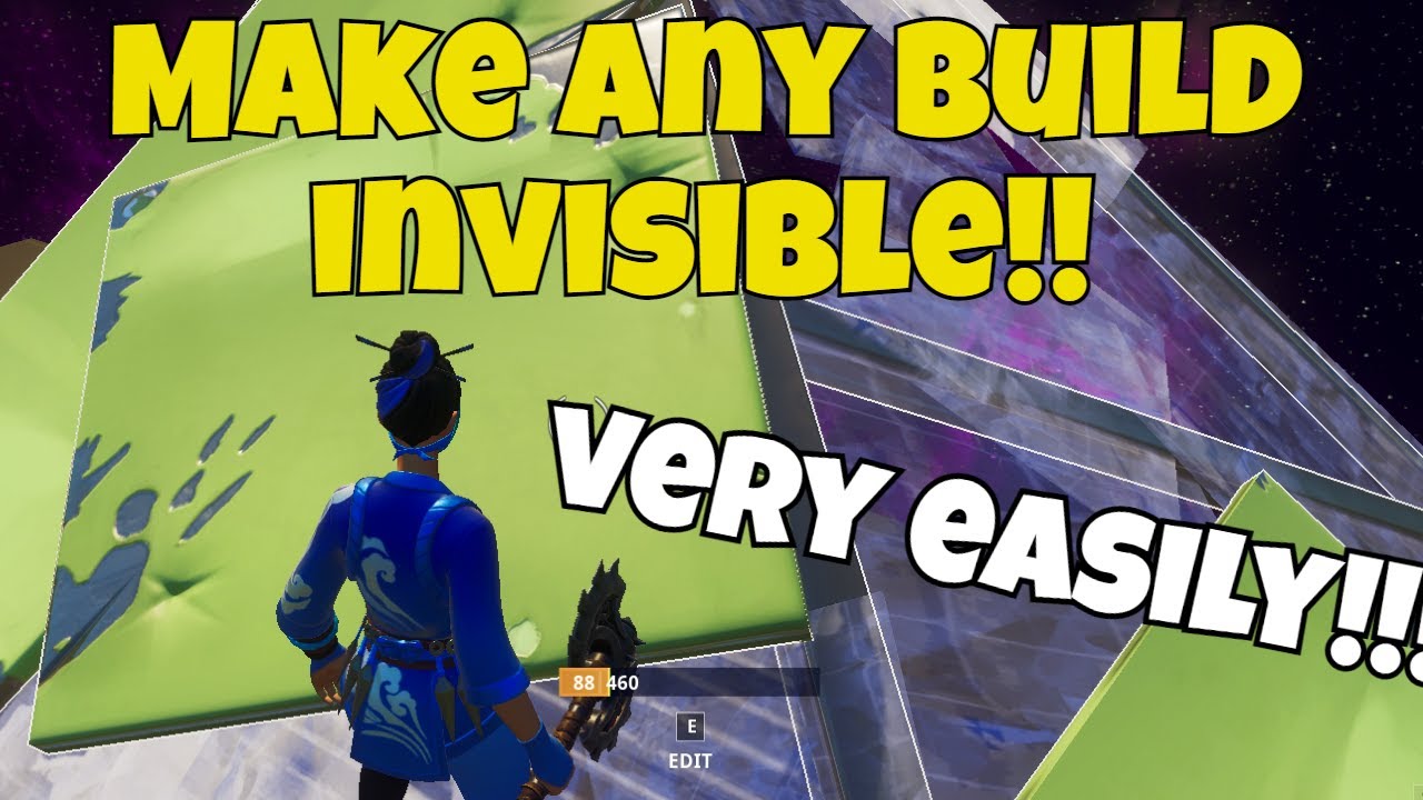 How To Make Builds INVISIBLE in Fortnite chapter 3! - YouTube