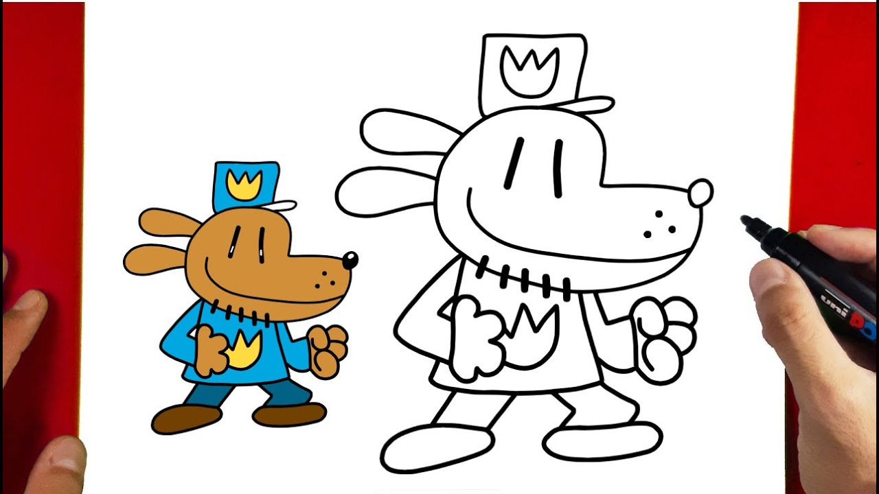 How To Draw DogMan, step by step - YouTube