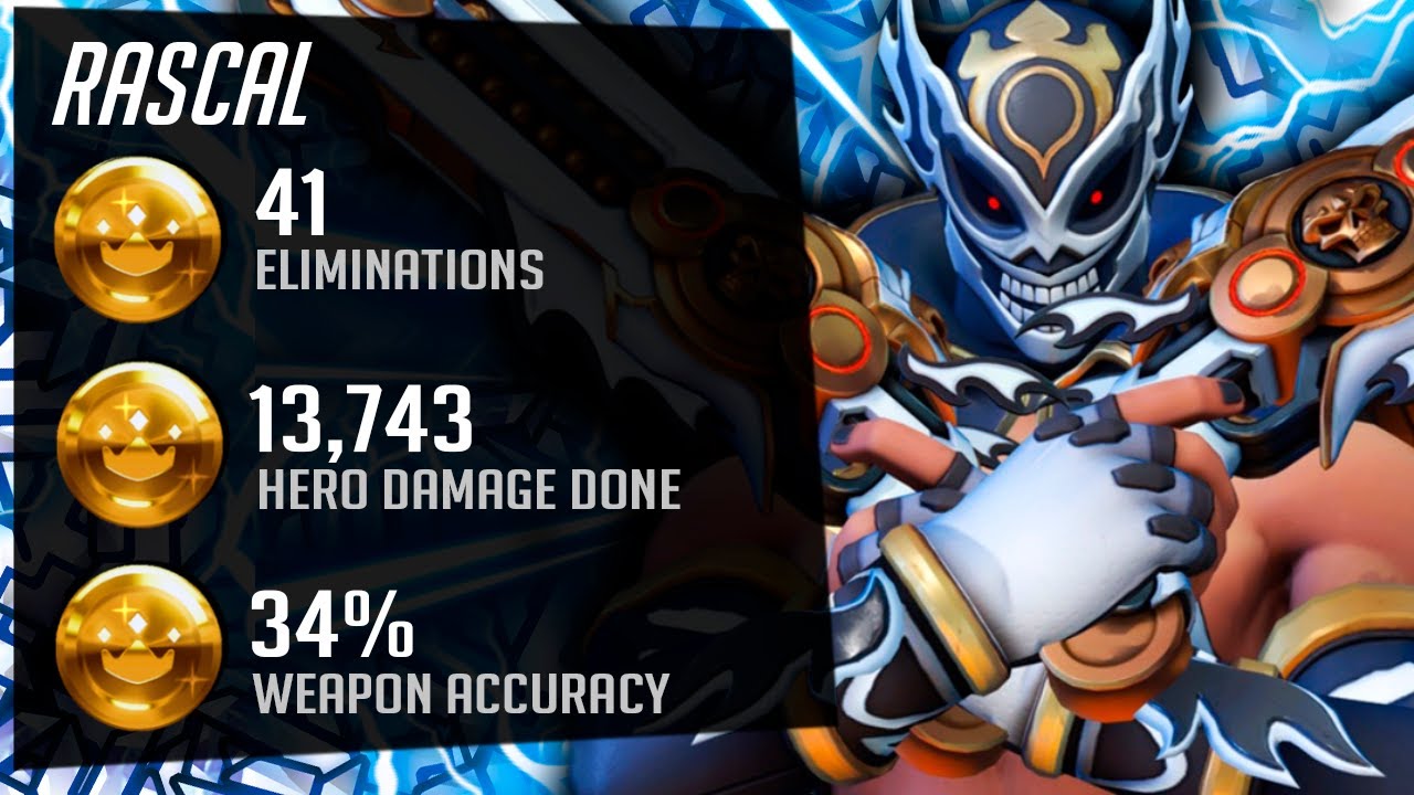 Rascal Pro Korean Reaper and Tracer gameplay! 41 elims! [ Overwatch ...