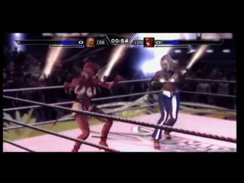 Rumble Roses Aisha vs Evil Rose xbox 360 ps 3 ps 2 - YouTube