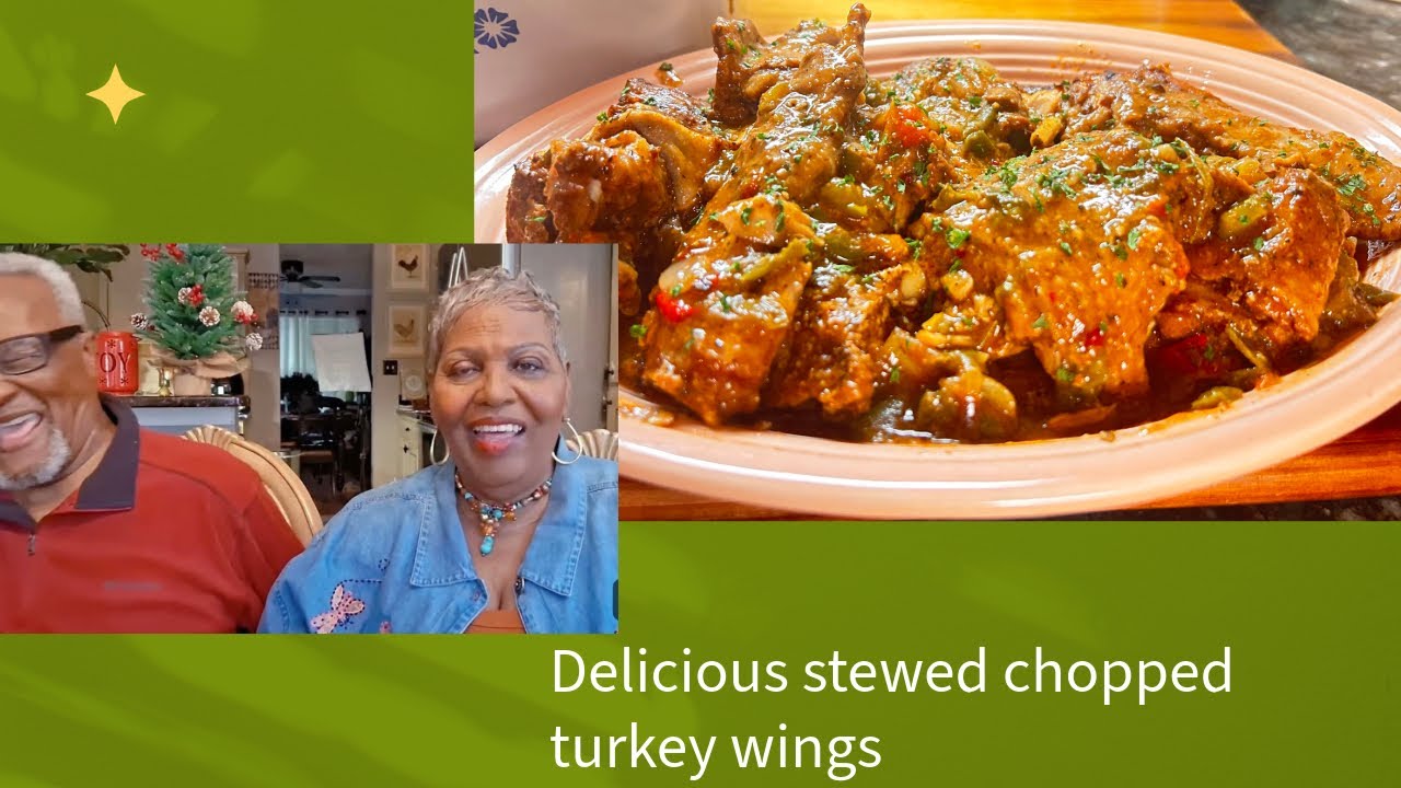 How to make delicious stewed chopped turkey wings - YouTube