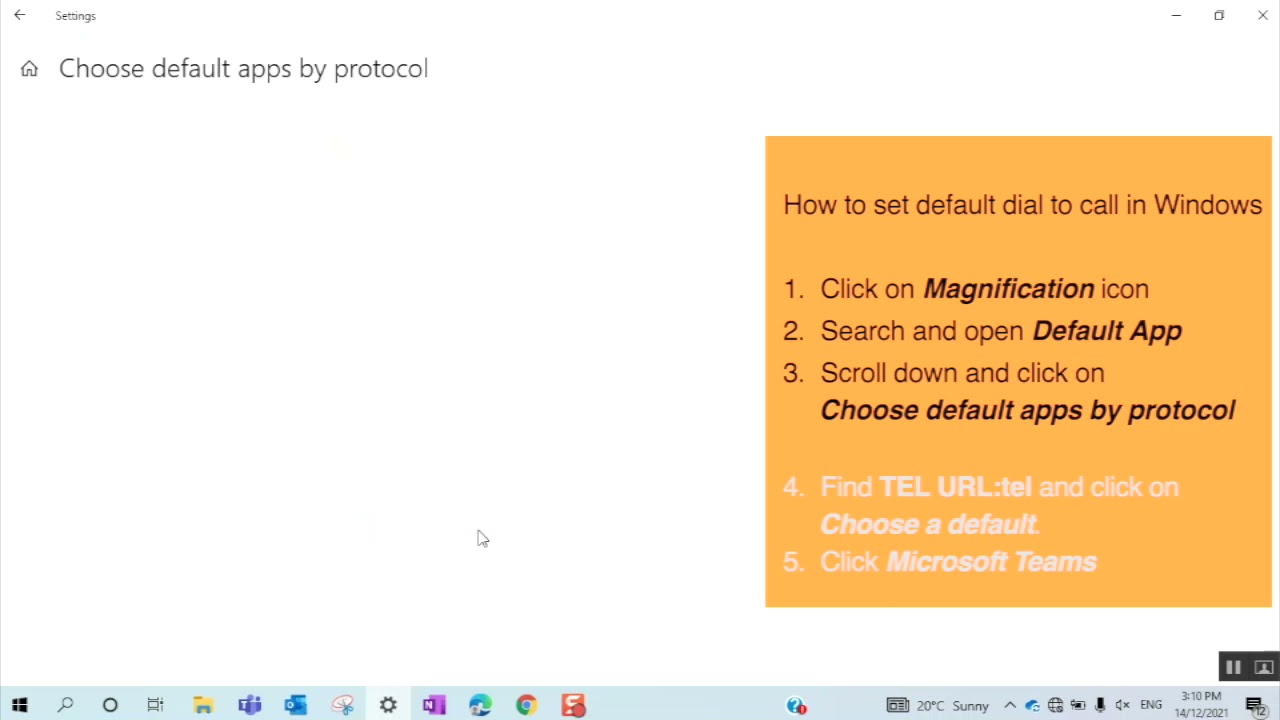 How To Set Teams Click to dial In Windows10 YouTube how-to-set-teams-click-to-dial-in-windows10-youtube