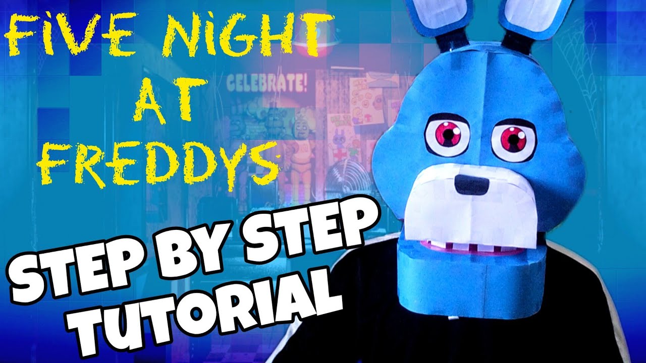 "DIY Paper Bonnie Mask Tutorial: Step-by-Step Guide to Making Your Own ...